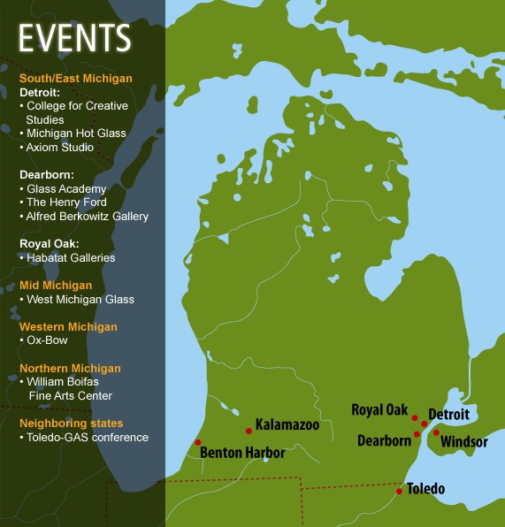 map - Michigan Glass